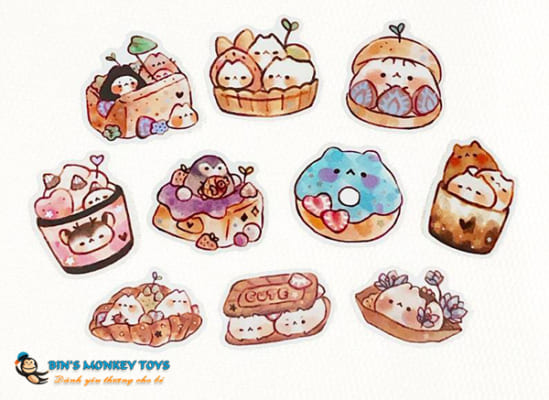 300+ Hình đồ ăn chibi cute, dễ thương, đẹp nhất 2024