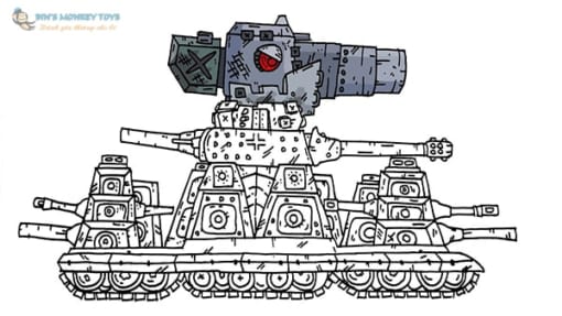 72+ Mẫu hình vẽ xe tăng kb-44 đẹp nhất cho bé tô màu
