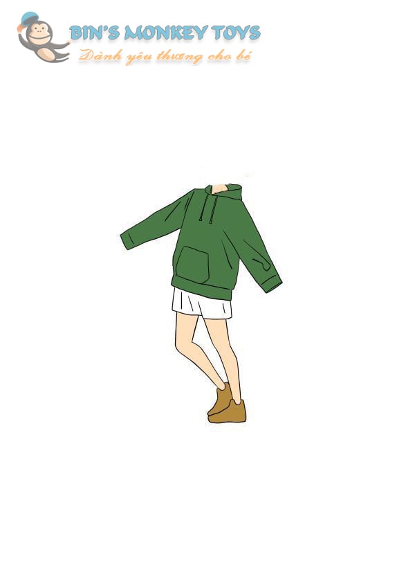 999 Ảnh ghép mặt Chibi 1 người đẹp, độc đáo, đơn giản nhất