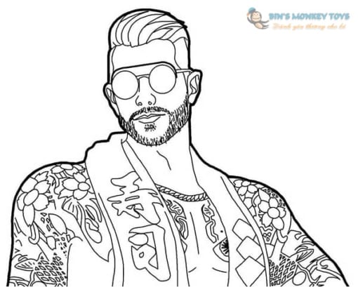 100+ Tranh tô màu Free Fire đẹp nhất cho bé yêu