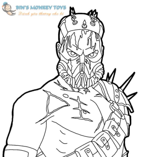 100+ Tranh tô màu Free Fire đẹp nhất cho bé yêu