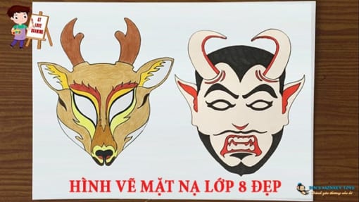 2000+ Hình Vẽ Mặt Nạ Lớp 8 Đơn Giản, Dễ Thương, Đẹp Nhất