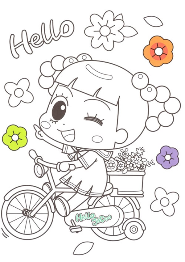 #100 Tranh Tô Màu Jadoo Cute, Dễ Thương Thu Hút Mọi Ánh Nhìn