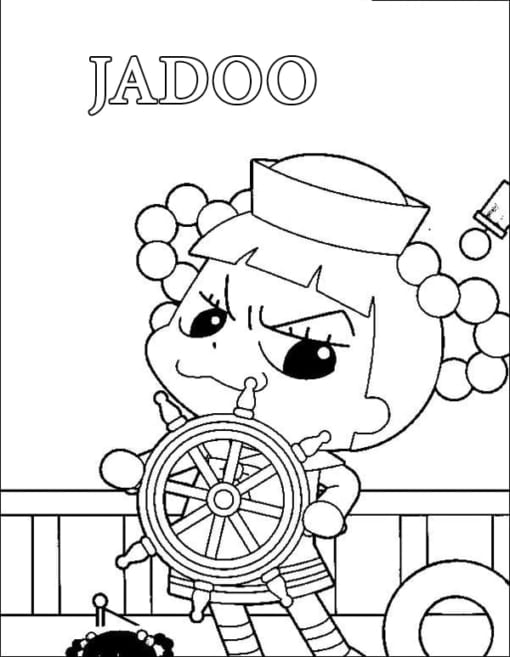 #100 Tranh Tô Màu Jadoo Cute, Dễ Thương Thu Hút Mọi Ánh Nhìn