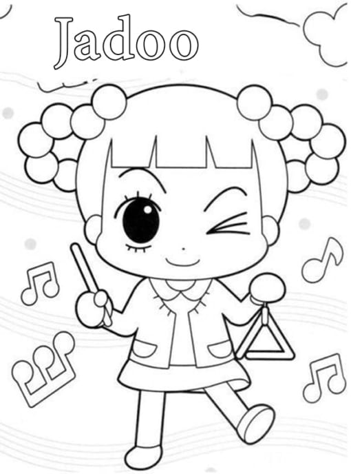 #100 Tranh Tô Màu Jadoo Cute, Dễ Thương Thu Hút Mọi Ánh Nhìn