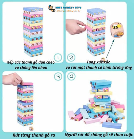 Đồ chơi rút gỗ 54 thanh loại lớn mua ở đâu?