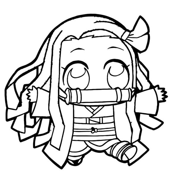 Bộ sưu tập tranh tô màu Nezuko đẹp xuất sắc, cập nhật 2025