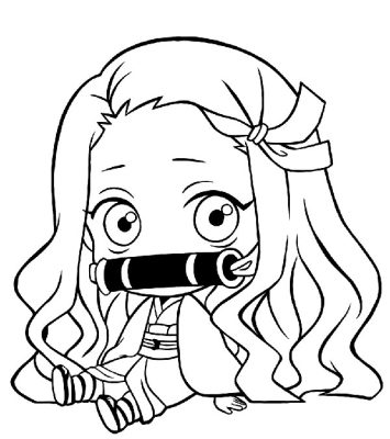 Bộ sưu tập tranh tô màu Nezuko đẹp xuất sắc, cập nhật 2025