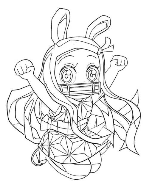 Bộ sưu tập tranh tô màu Nezuko đẹp xuất sắc, cập nhật 2025