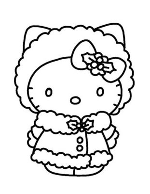 [SỐC] Kho hình tô màu Hello Kitty dễ thương mới nhất 2025