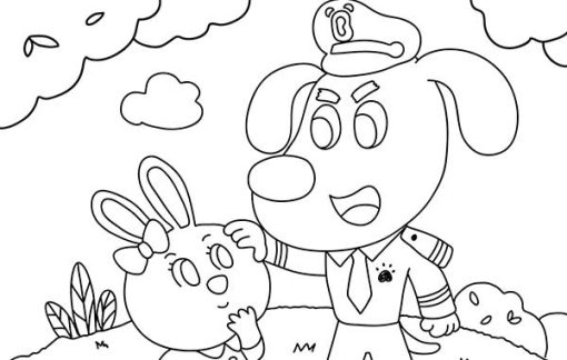 [HOT] 30 Tranh tô màu cảnh sát trưởng Labrador đẹp, tải về ngay!