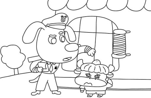 [HOT] 30 Tranh tô màu cảnh sát trưởng Labrador đẹp, tải về ngay!