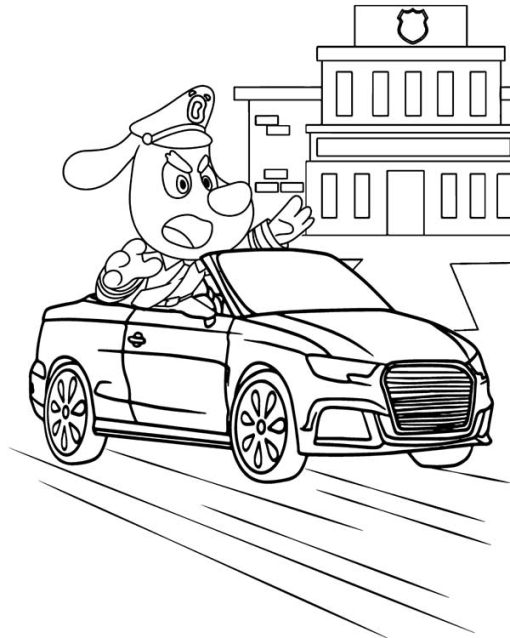 [HOT] 30 Tranh tô màu cảnh sát trưởng Labrador đẹp, tải về ngay!