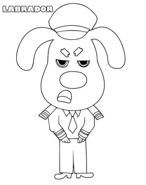 [HOT] 30 Tranh tô màu cảnh sát trưởng Labrador đẹp, tải về ngay!