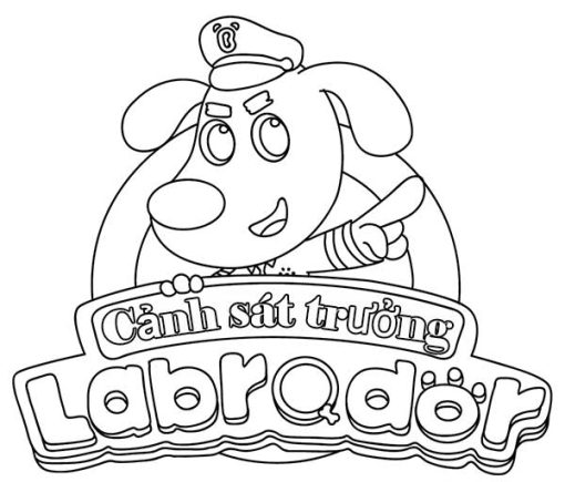 [HOT] 30 Tranh tô màu cảnh sát trưởng Labrador đẹp, tải về ngay!