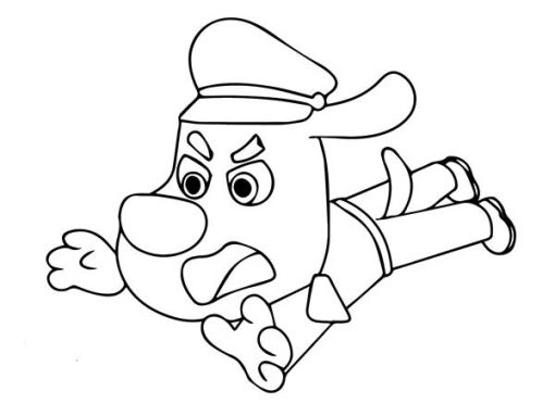 [HOT] 30 Tranh tô màu cảnh sát trưởng Labrador đẹp, tải về ngay!